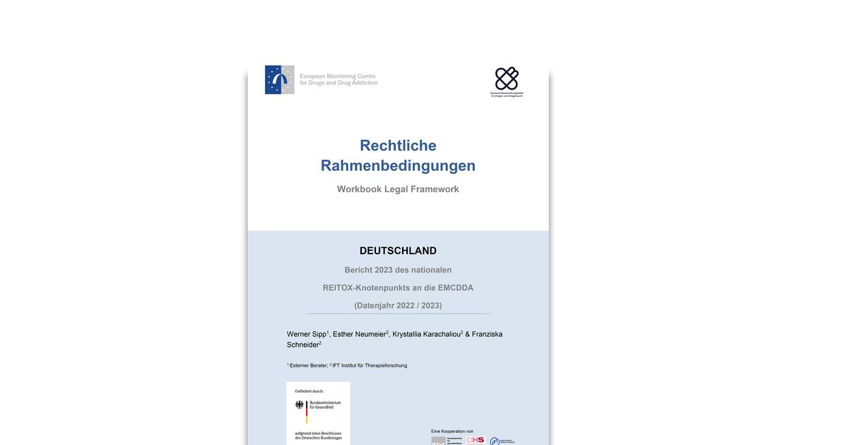Jahresbericht 2023 zur Situation illegaler Drogen in Deutschland erschienen - Der Beauftragte ...